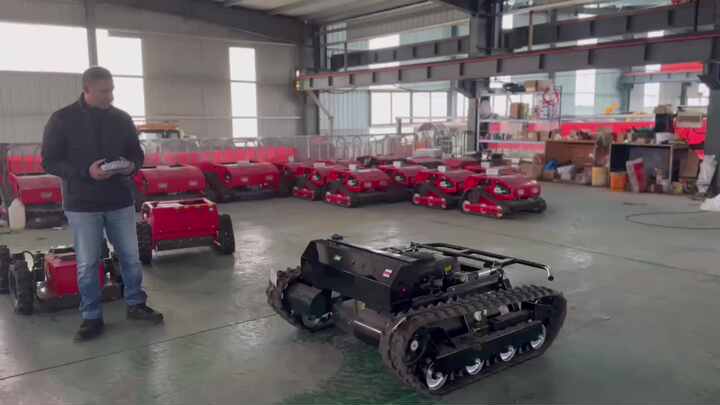 Remote Control Zero Turn Lawn Mower Tracked High Quality Brush Cutter ...