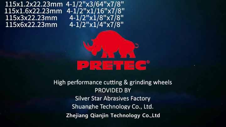 PRETEC Cutting Discs - High Efficiency Metal Cutting Tools