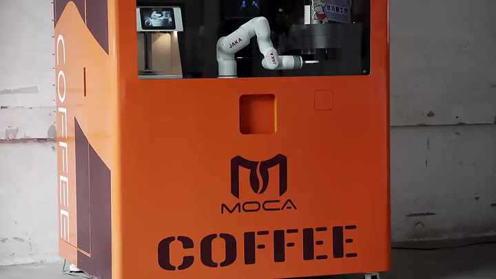 6 Axis Collaborative Robotic Coffee Kiosk Small Robotic Arm Coffee ...