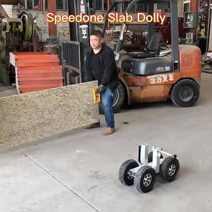 Panel Slab Transport Dolly 200KG - Efficient Stone Handling