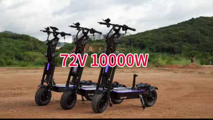 2024 72v 40ah 120 km/h 13 인치 14 인치 오프로드 듀얼 모터 두 바퀴 72v 60v 자동 균형 전기 스쿠터 ...