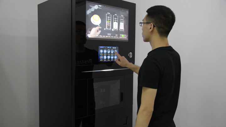 Jl500 Automatic Coffee And Tea Vending Machine 20 Kinds Drink Cash And ...