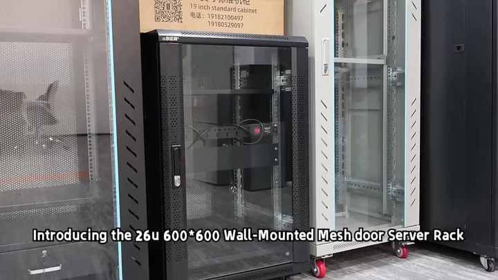 19-Inch Assembled Wall-Mounted 12U Data Enclosure Server Rack Cabinet 6 ...