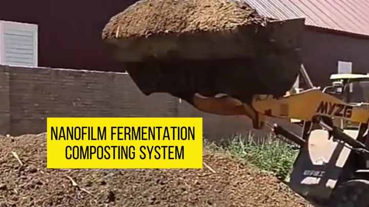 Nano Compost Covering Film with Odorless Organic Fertilizer From ...