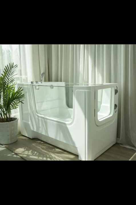 Modern Freestanding Rectangular Automatic Dog Bathing Station Ozone ...