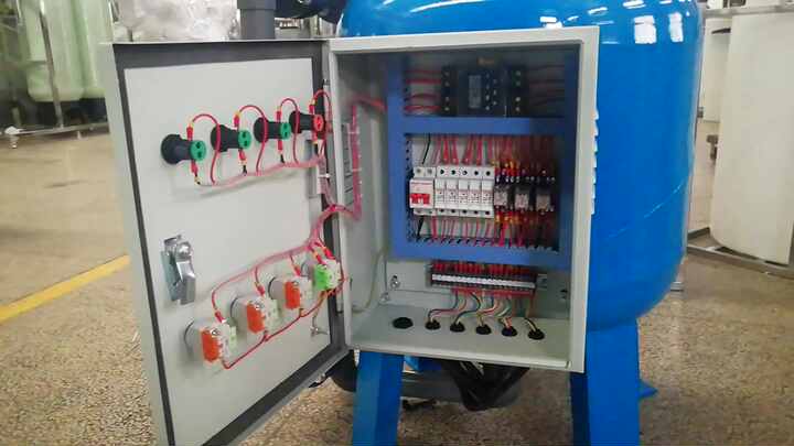 60m3/h Automatic Backwash Bypass Sand Filter for Water Treatment