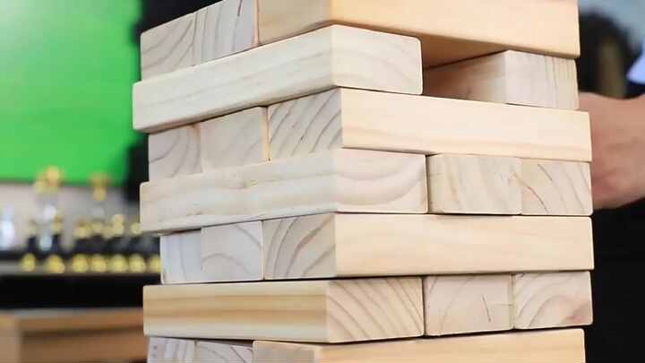 Customized Blocks Tower game Wooden Tumbling Timbers Block STACKING ...