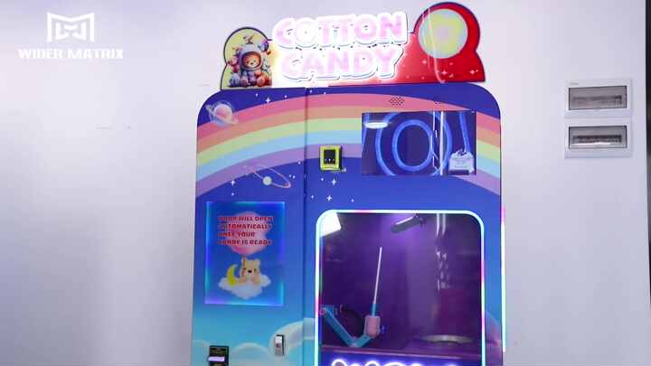 Outdoor Self Service Cotton Candy Vending Machine WM980
