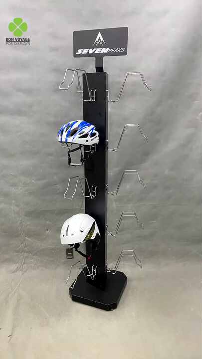 Motorcycle Helmet Display Rack Stand Floor Safety helmet metal display ...
