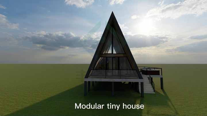 Modern Luxury Resort Hotel Homes Modular Triangle Prefab A Frame House ...