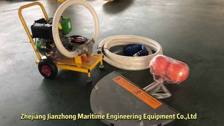 Efficient Oil Spill Response with Floating Vacuum Skimmers