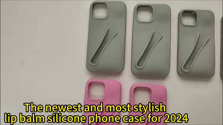 2024 Most Fashionable Silicone Phone Case Design Custom Rhode Lip Balm ...