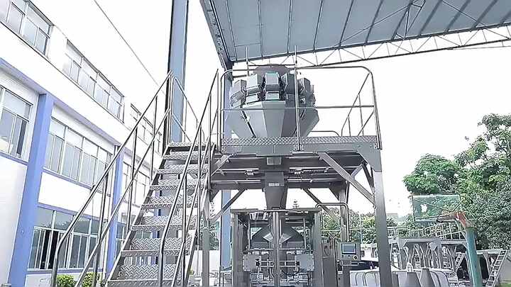 Nuts Corn Niblet Rice Grain Weighing Packing Packaging Machine Soybean ...
