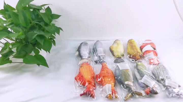 Interactive Pet Cat Toy - Flopping Fish Fun!