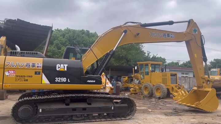 Original Caterpillar CAT329D2 Used Excavator 29TON Crawler Backhoe ...