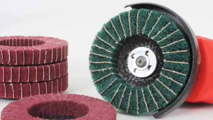 4inch Scouring Pad Buffing Wheel Nylon Fiber Flap Polishing Grinding ...