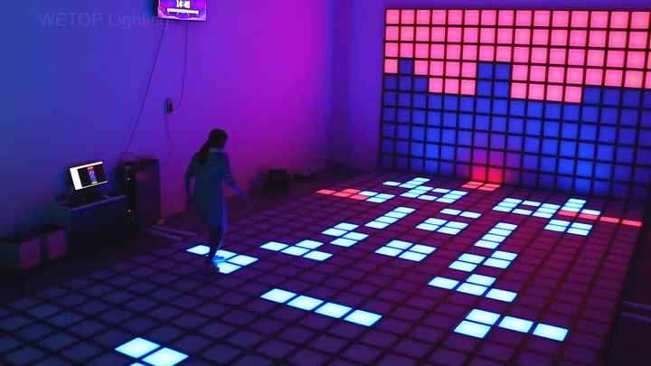 GF01 Active Game Floor Light - Interactive LED Game Light for Kids Room ...