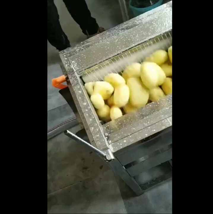 Easy to Operate Automatic Industrial 500kg/h Potato Ginger Roller ...