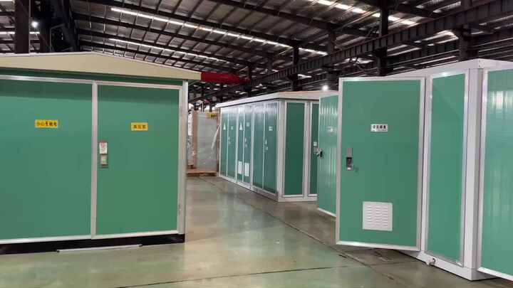 DITELI 15KV 500kva Electrical Mobile Transformer Prefabricated Pad ...
