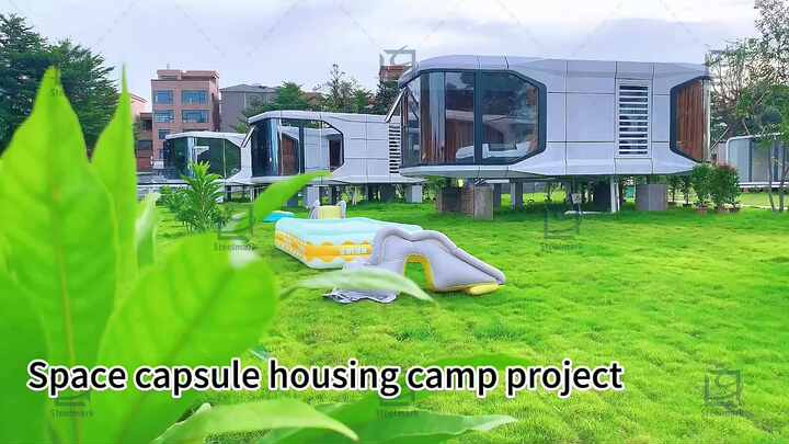 Hotel Homes Space Capsule - Modern Prefab Steel Structure