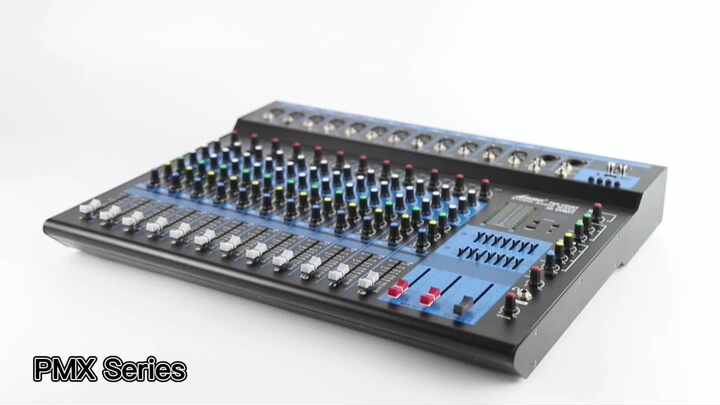 Lane PMX-1202BT - 12 Channel Audio Mixer with USB & Bluetooth
