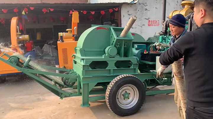90HP Diesel Engine Wood Crusher - High Productivity Machine