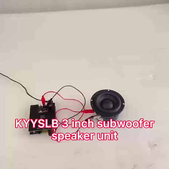 KYYSLB 40~100W 4 Inch Speaker Driver Unit Woofer Subwoofer Bass Hifi ...