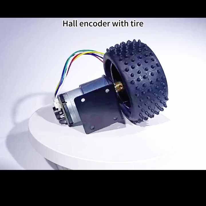 JGB37-520 Hall Encoder Brushed DC Motor - Adjustable Speed