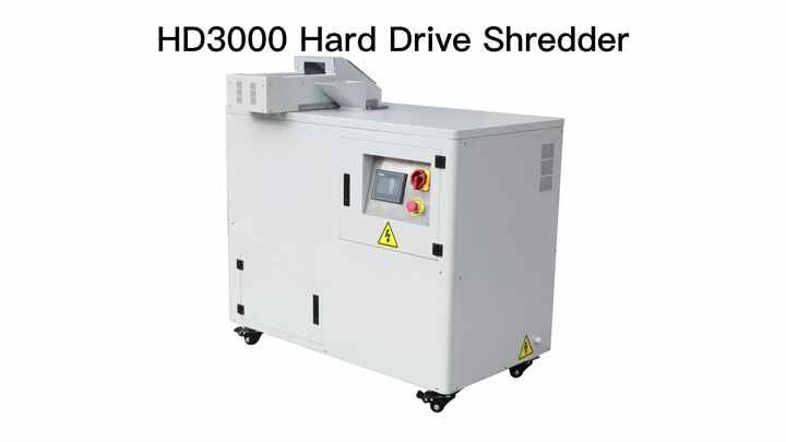 Recycling machine e waste mobile phone laptop hard drive shredder ...