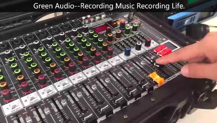 HM80 Professional DJ Audio Console Mixer - 600watts 8-channel