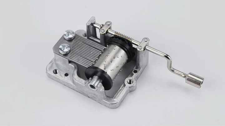 18 Note Custom Tune Hand Crank Music Box Mechanism