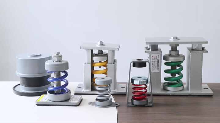 Spring Floor Vibration Isolators Spring Damper Shock Absorber Pipe For ...