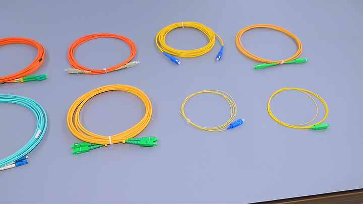 SUNET FTTH Fiber Optic Cable Duplex Single Mode LC to LC Patch Cord ...