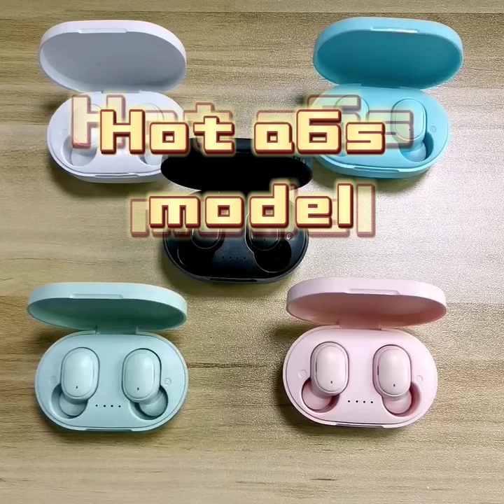 Tws True Wireless Headphones Audifonos Earbuds Earphone A6s A6 Macaroon ...