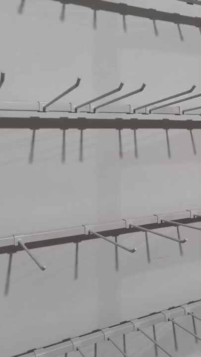 Metal Hooks for Display Shelves Supermarket Shelves Hook Department ...