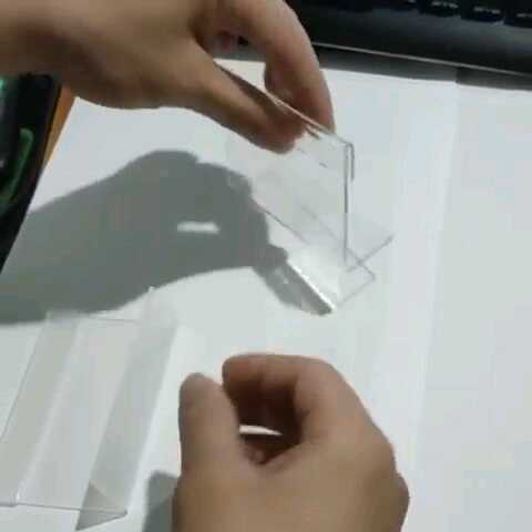 Clear Acrylic Name Tent Card Holder - Eco-Friendly Display
