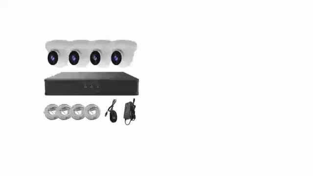 4-Channel CCTV Security System with Night Vision for Home 8-Channel NVR ...