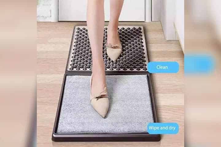 Industrial Sanitizer Disinfecting Rubber Deep Footbath Mats - Non-Slip ...