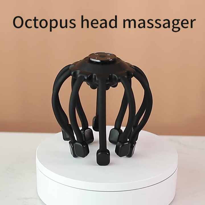2025 Smart Octopus Head Massager - 4 Modes Vibration Scalp Relax ...