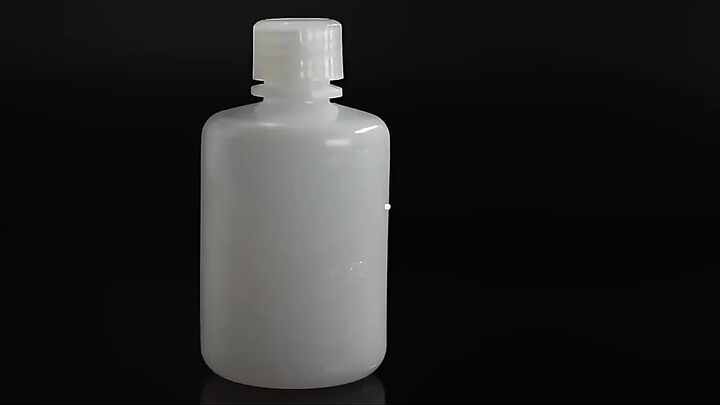 Free Samples HDPE Liquid Plastic Chemical Brown Laboratory Bottle 15ml ...