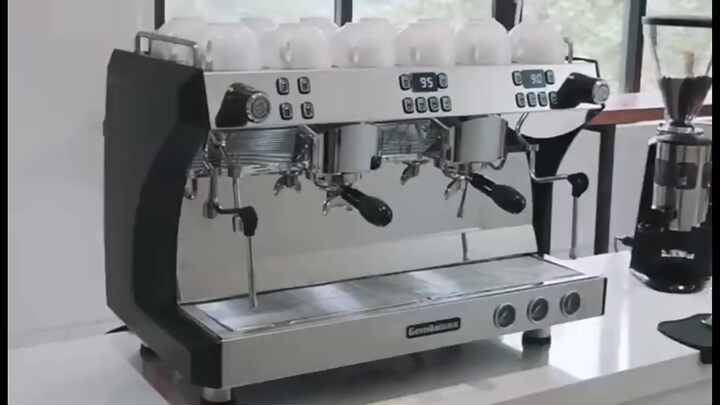 Dual Boilers Rotary Pump Professional Coffe Coffee Makers Machine ...