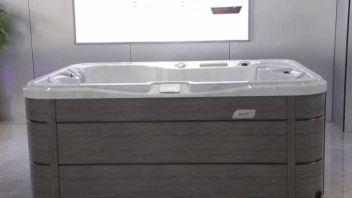 M-342D Aristech Acrylic Bathtub Whirlpool 4 Person Outdoor Hot Spa Tub