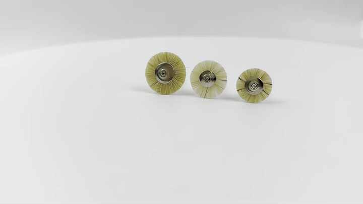 Dental Laboratory Horse Hair Round Denture Acrylic Composites HP Shank ...