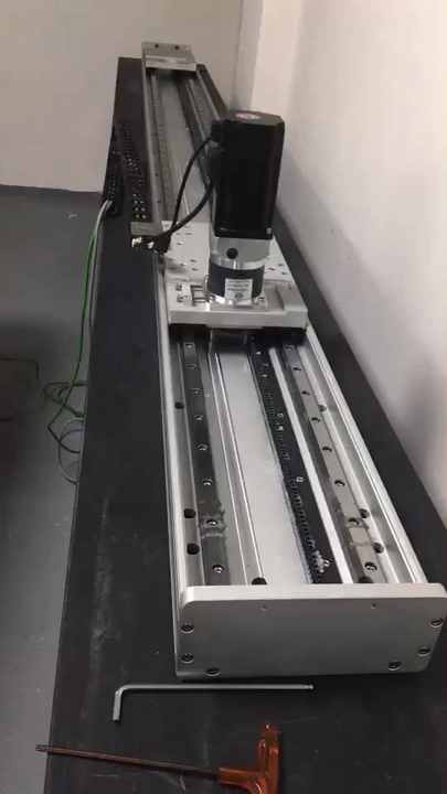 Heavy Duty CNC Motorized XYZ Gantry Robot System Rack and Pinion Guideway Slide Table Stage ...