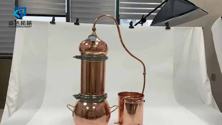 20l Hydrolate Traditional Copper Distiller For Essential Oil Mini Stove ...