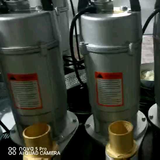 V750f Series 0.75kw Submersible Sewage Pump Single-stage 220v Electric Low Pressure 2 Inch ...