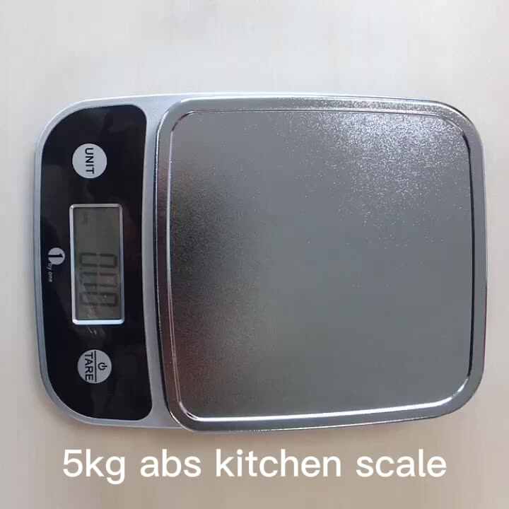 5Kg Digital Kitchen Scale with Tare Function - Easy Switch, Battery ...