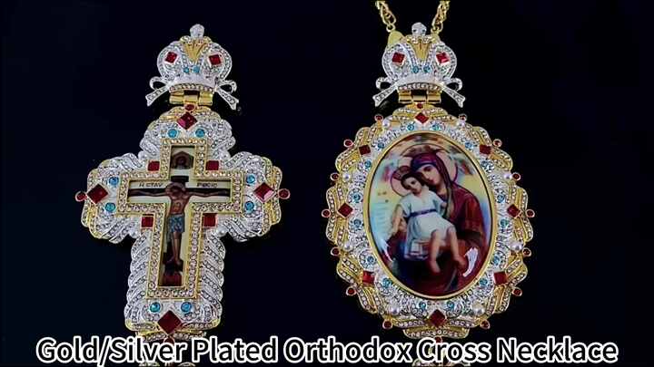 Orthodox Church Cross Necklace - Symbol of Faith & Tradition