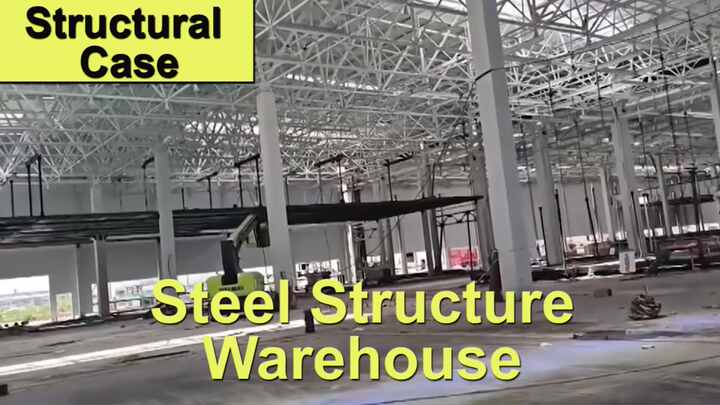 LF Prefabricated Space Frame Warehouse Construction Metal Building Kits ...