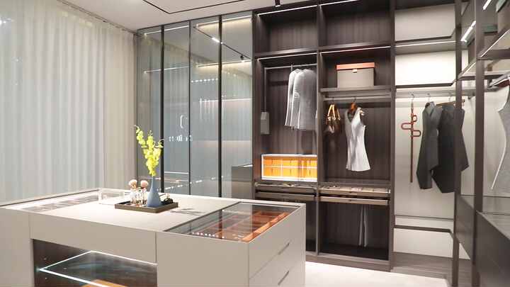 KELEN 2025 walk in closet moderno tablero de madera Modular ...
